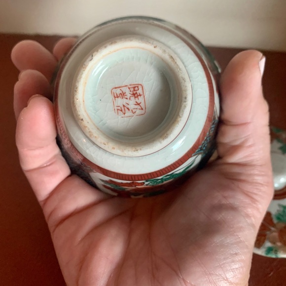 Vintage | Accents | Antique Satsuma Raised Relief Porcelain Rice Dish ...